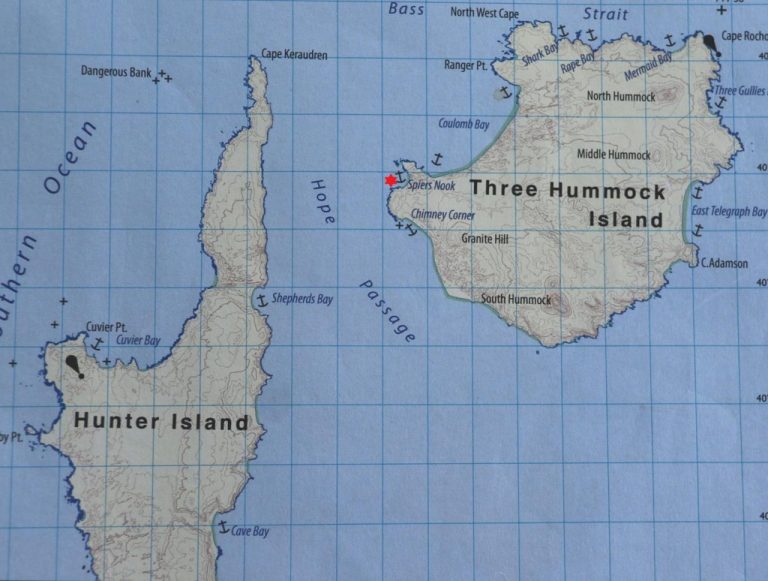 2017-03-01 (Day 16) Stanley to Spiers Nook, Three Hummock Island ...